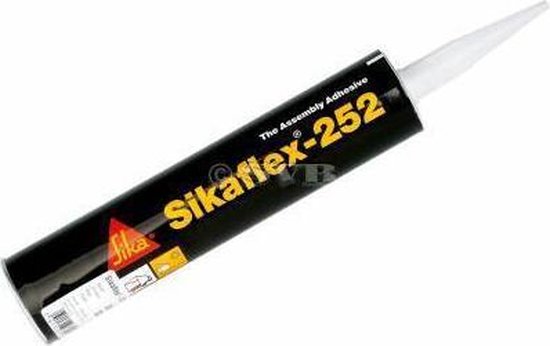 SikaFlex-252 - Montagelijm voor de carrosserie - Sika - 300 ml koker Zwart | bol