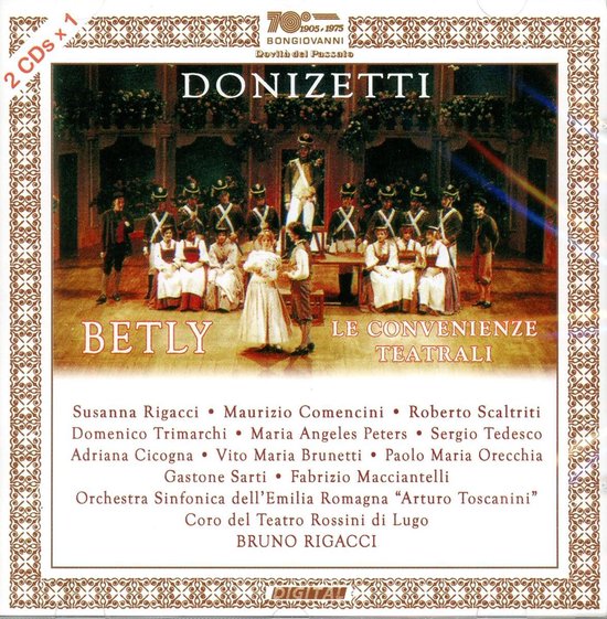 Betly, Le Convenienze Teatrali, Susanna Rigacci | CD (album) | Muziek | bol
