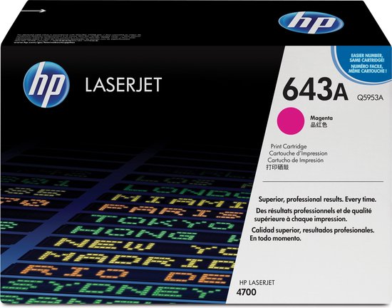 HP 643A Origineel Magenta 1 stuk(s) | bol.com