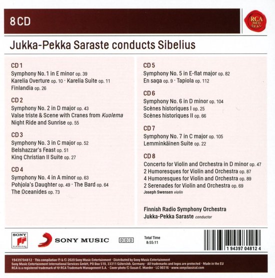 Conducts Sibelius, Finnish Radio Symphony Orchestra | Muziek | bol