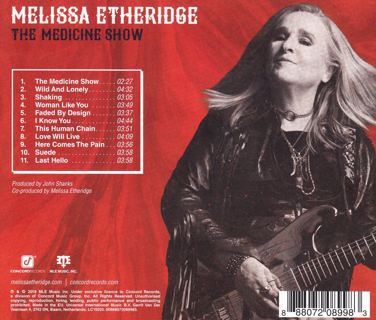 The Medicine Show, Melissa Etheridge | CD (album) | Muziek | bol.com