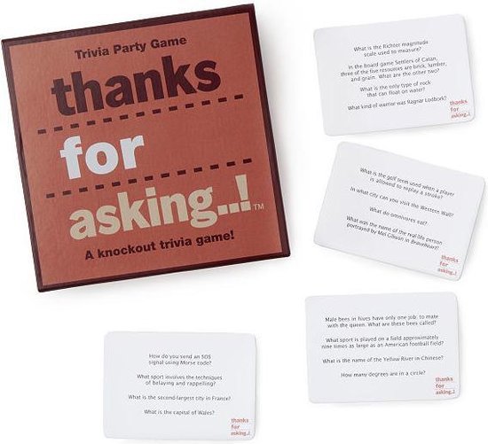 Hygge Games - Party Game Thanks For Asking! | Games | bol.com
