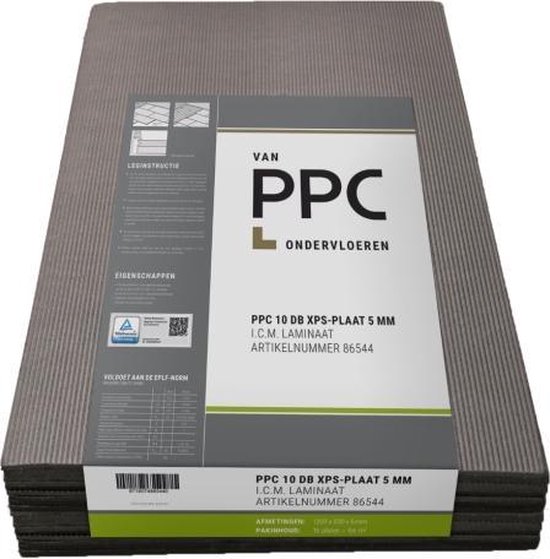 10dB XPS-plaat 5mm - Levereenheid 9,6 M2 | bol.com