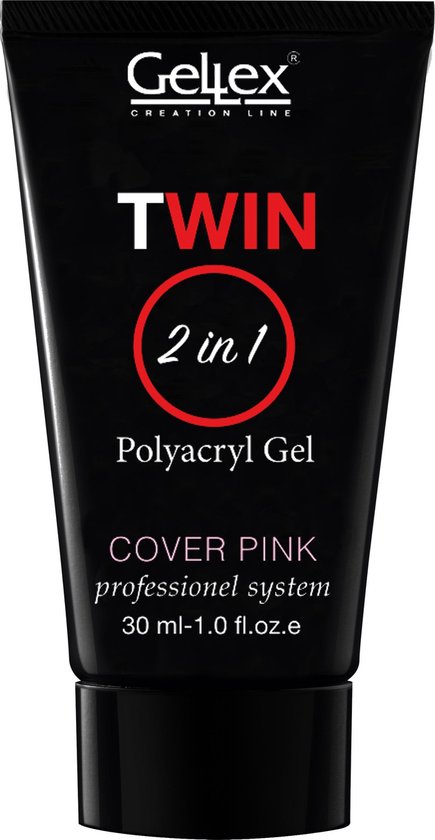Twin Polyacryl Gel Cover Pink, Polygel 30g. | bol