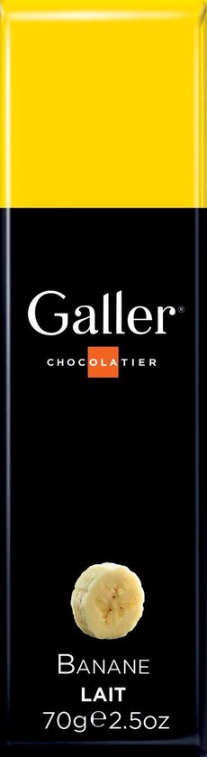 Galler Chocolade Repen Melk Banaan - 12 x 70 gram | bol.com