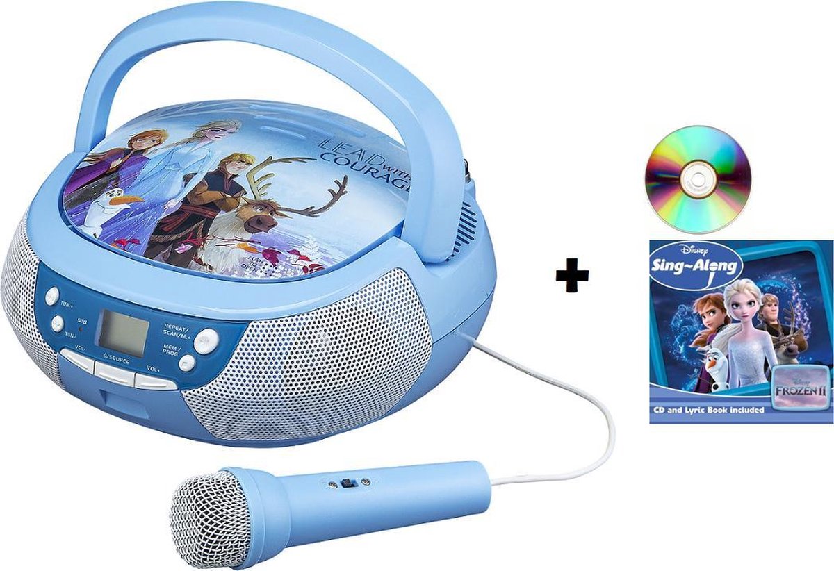 FROZEN 2 CD boombox met MIC + Nieuwe frozen CD | bol.com