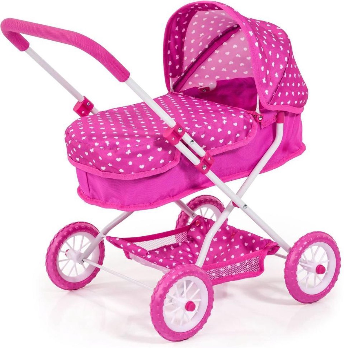 Bayer Poppenwagen Smarty Roze 58 Cm | bol.com