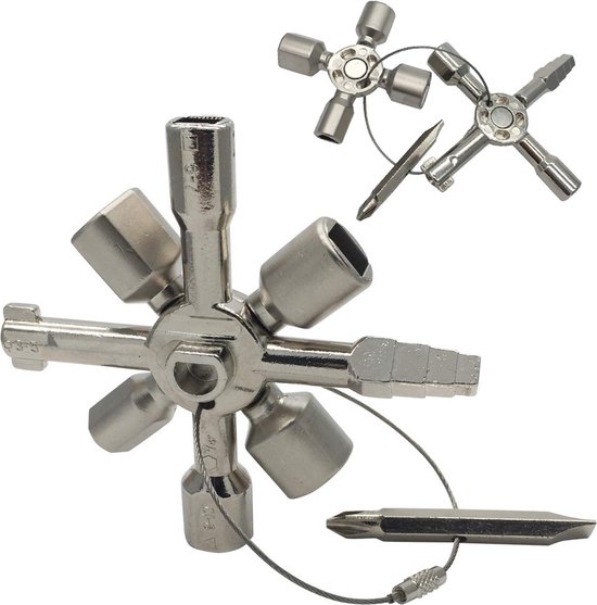 Universele Sleutelset 10-in-1 voor Paaltjes, Elektrakasten ...