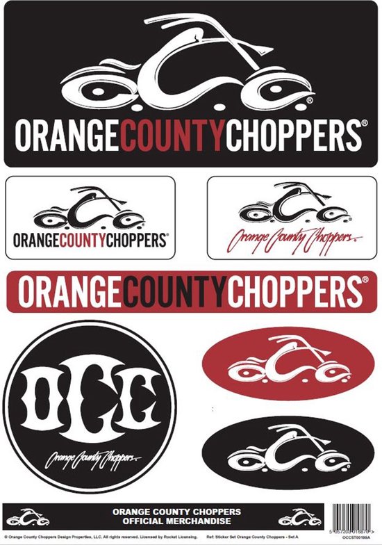 Orange County Choppers Stickers Set A | bol