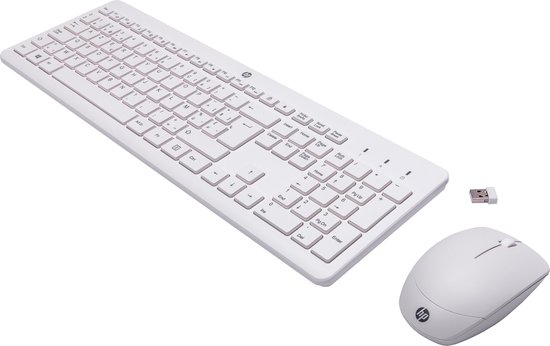 HP 230 - Draadloos toetsenbord en muis - Combo - AZERTY | bol