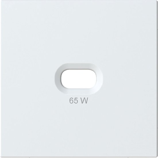 OPUS 55 Mat polarwit afdekplaat voor USB C wandcontactdoos 65W | bol