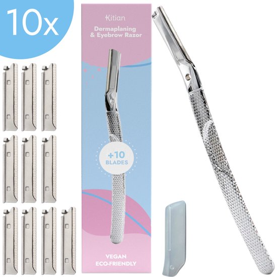 Kitian Premium Dermaplaning Scheermes - Wenkbrauw en Gezichts ...