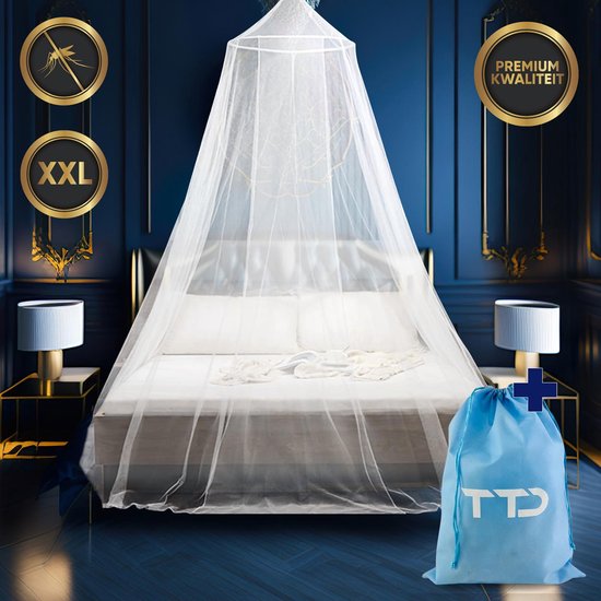 TTD® Hoogwaardige XXL Klamboe 2 Persoons met Reistas - Klamboe 1 ...