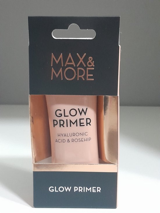 Max & More glow primer Hyaluronzuur & Rozenbottel 30ml | bol