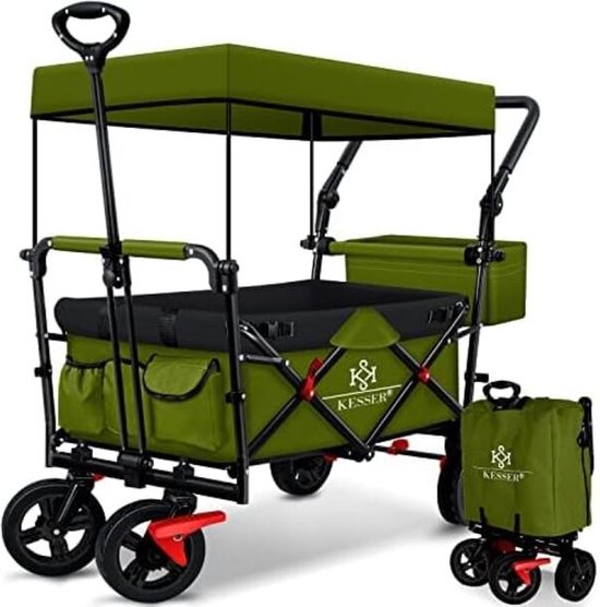 FurnStar - Opvouwbare Handkar Met Dak Handkar - Transportwagen - incl ...