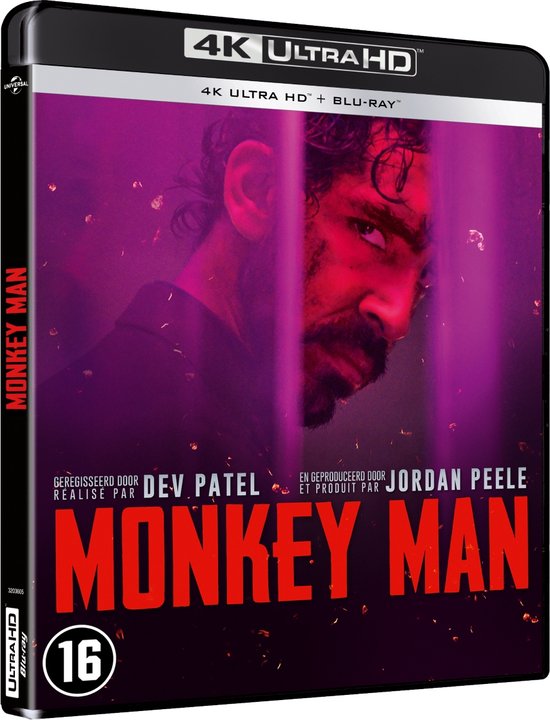 Monkey Man (4K Ultra HD Blu-ray), Sharlto Copley | Dvd's | bol