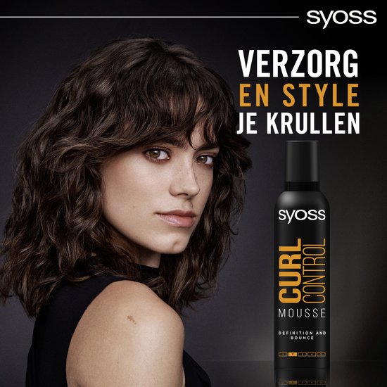 SYOSS Curl Control Mousse - Haarmousse – Haarstyling - Krullen - Anti ...