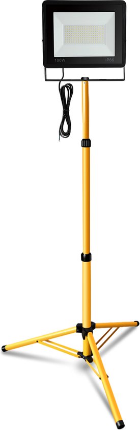 Schijnwerper statief LED bouwlamp schijnwerper op statief IP66 LED ...