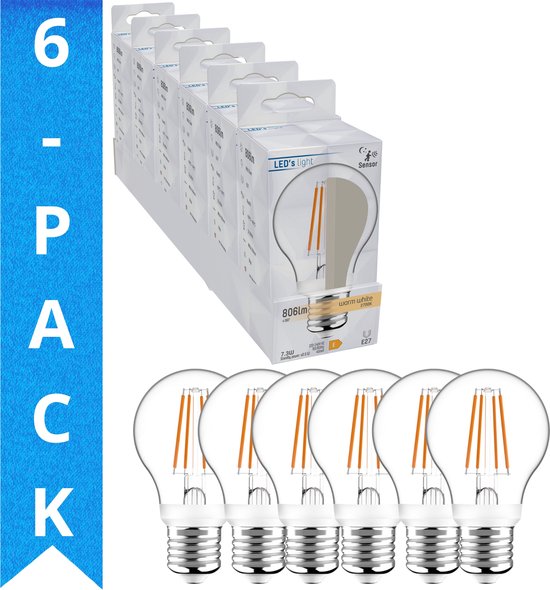 LED's Light Sensor LED lampen E27 met bewegingsmelder en nachtsensor -... | bol