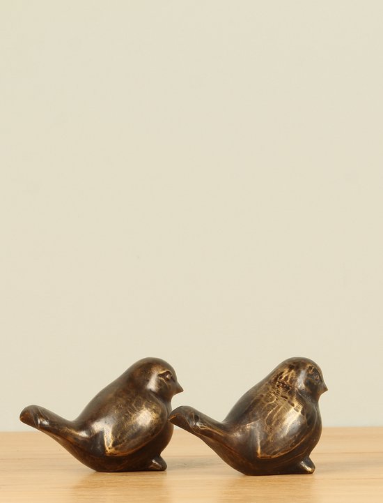 Set dikke mussen brons | bol