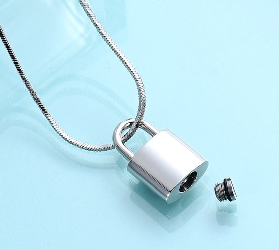 Ashanger slotje rvs zilver mat | bol