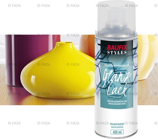 BAUFIX Spuitlak hoogglans transparant 400 ml | bol