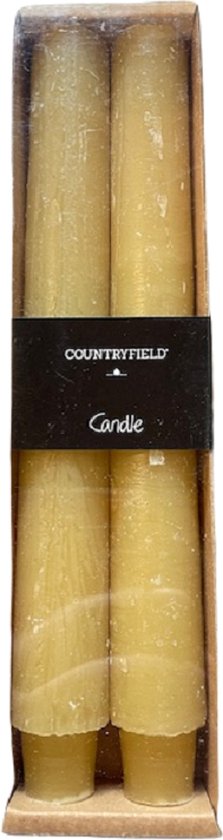 Decostar - Kaarsen - 25 cm - Groen - Set van 2 stuks - kaars | bol