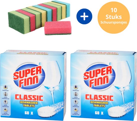 Vaatwastabletten Classic - 2 Stuks - Wasmiddel - Vaatwaszout ...