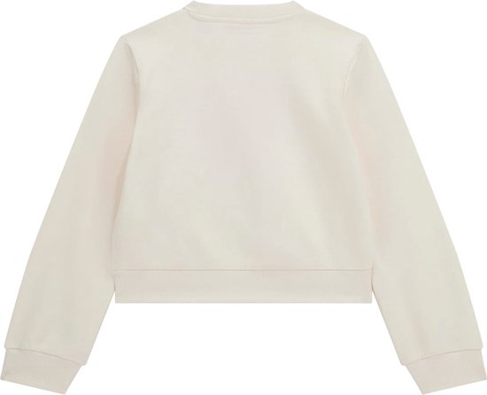 Guess Girls Logo Stras Sweater Off-White - Maat 128 | bol