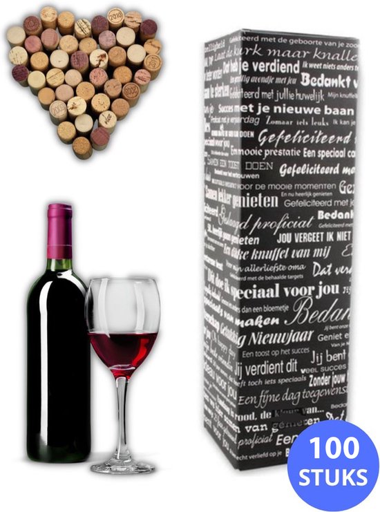 Wijndoos Cadeauverpakking - Premium wijnverpakking, geschenkdoos - 100 ...