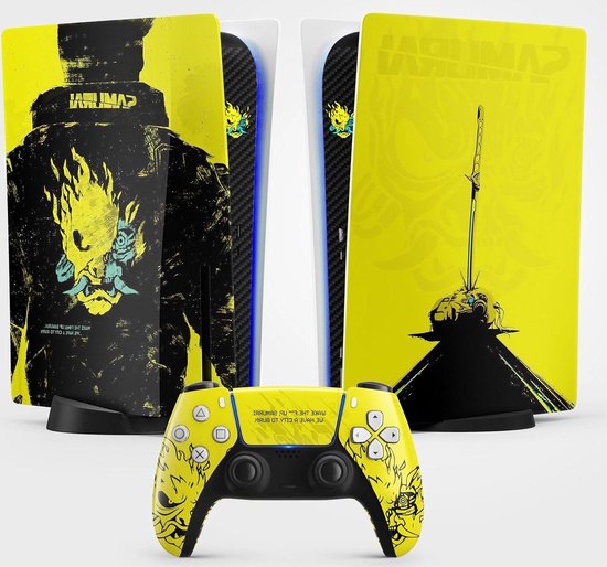 Sticker Cyber Punk Style Fire Playstation 5 - Console en Controller ...