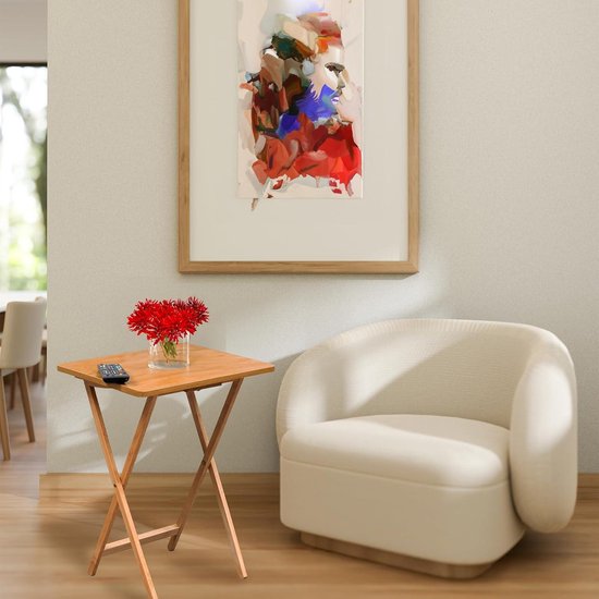 Snacktafel - Hout - Interiors - 49 x 39 x 65 cm | bol