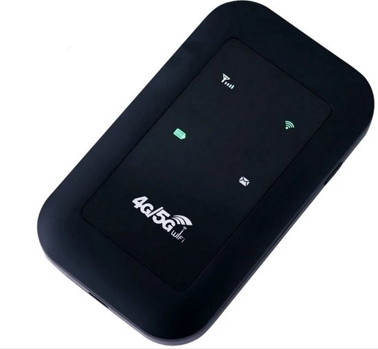 EasyConnect Mifi Router Zwart - Draadloos WiFi - 4G/5G Compatible - 10 ...
