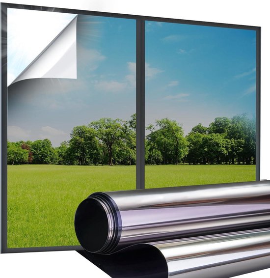 Spiegelfolie warmtereflectie - Zelfklevende raamfolie - Zonwerende ...