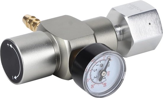 CO2 Gas Regulator Met 2 Manometers - Mini Vaatje Regulator voor Bier en ...