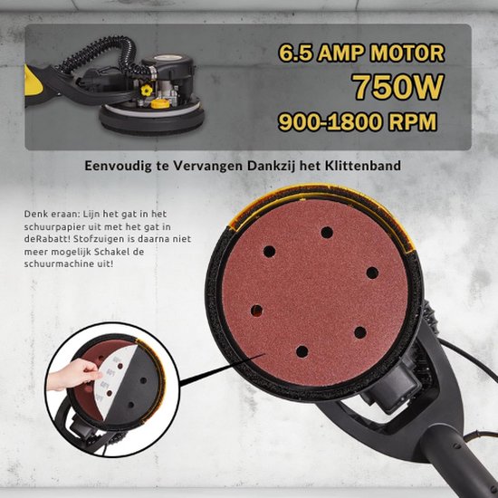 CUBEWAY® Langnekschuurmachine - Telescopische Schuurmachine ...