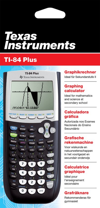 Texas Instruments TI-84 Plus Grafische Rekenmachine - Met examenfunctie ...