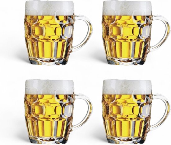 Professionele Bierglazen - (4 stuks) - 550ml - Bierglas - Bier - Glas - 55cl/0.55L -... | bol