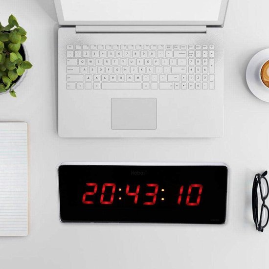 Extra Large LED Digital Desk Alarm Day Clock with Temperature - 14 ...