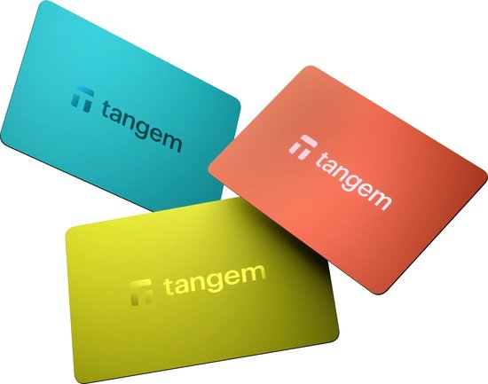 Tangem Wallet 3 kaarten - met Recovery Seed functionaliteit - Limited ...