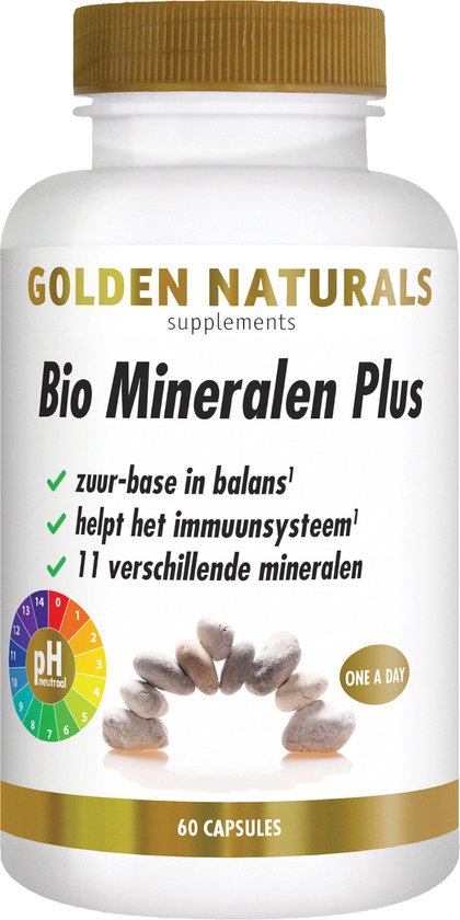 Golden Naturals Bio Mineralen Plus (60 veganistische capsules) | bol