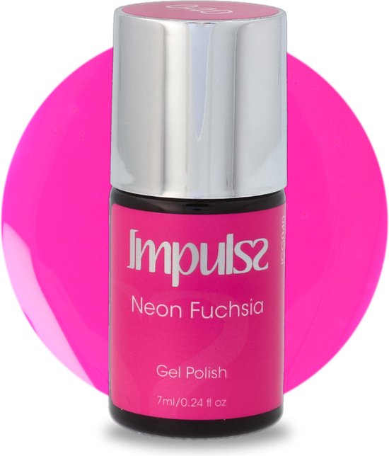 Impulss Gellak Gel Polish - Gel Nagellak - Verhardende werking - Neon Fuchsia - 7 ml | bol