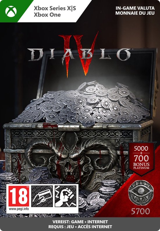 Diablo IV - 5700 Platinum - Xbox Series X|S/Xbox One Download | bol