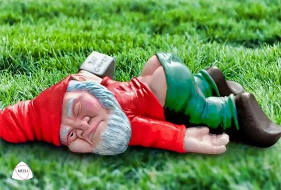 medj-tuinkabouter-kabouter-tuinbeeld-beeld-humor-dronken-cadeau | bol