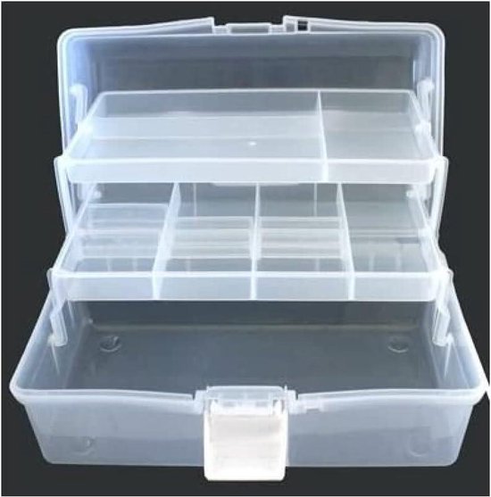 Naaidoos meerkleurig 29 cm x 15 cm x 15 cm met veel ruimte voor ...