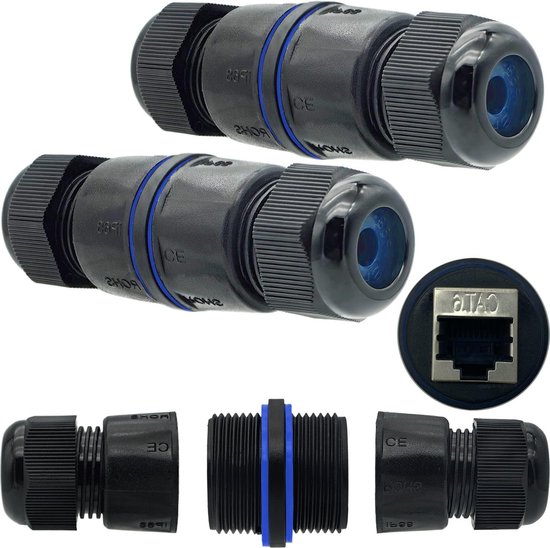 Ethernet-connectoren voor buiten - waterdichte RJ 45-connector - RJ45 ...