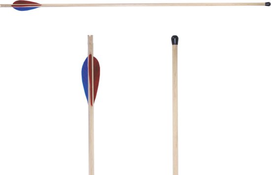 Pijl met rubber stop 50 cm lang | bol