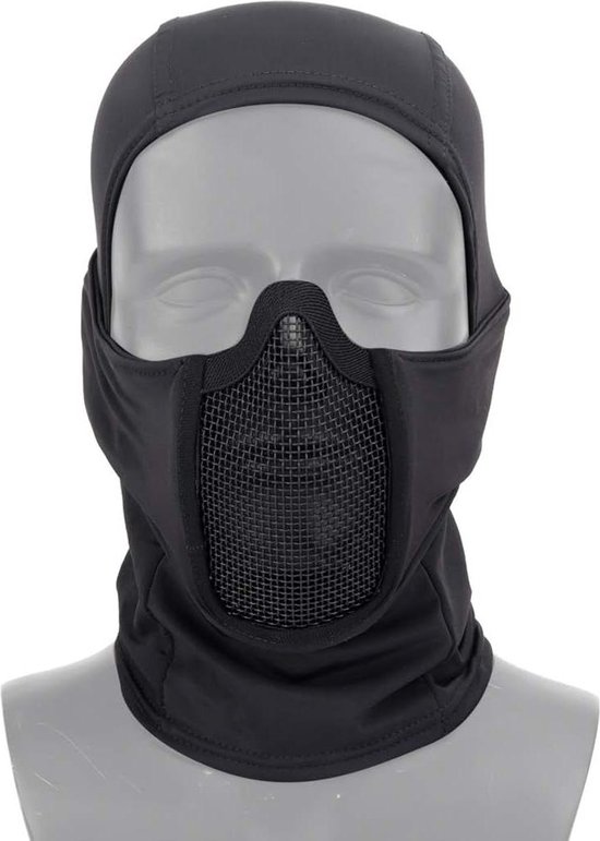 Airsoft Masker Balaclava Ninja Style Full Face Protection - Cs War Game ...