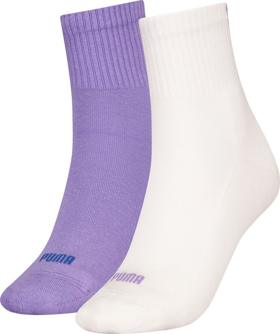 Puma - Dames Heart Logo Sokken - 2 Pack - Maat 35-38 | bol