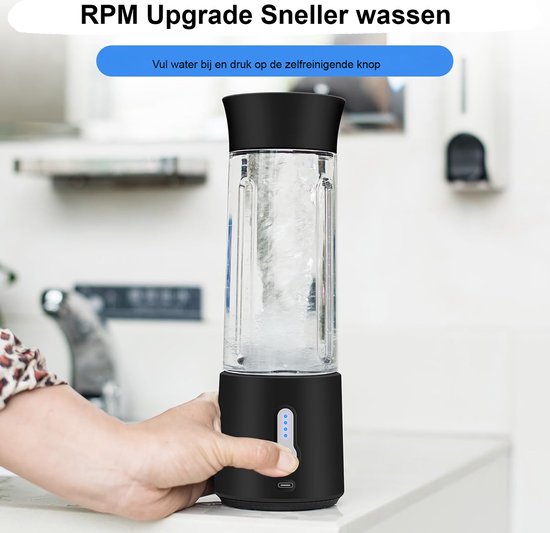 Draagbare Blender van Persoonlijke Grootte - Krachtige Motor - Compact ...
